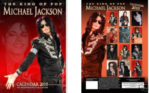 MICHAEL JACKSON 2010 vintage calendar by Dream, King of Pop RIP, pop ...