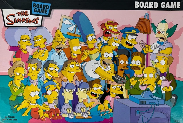 THE SIMPSONS BOARD Game by Winning Moves - Vintage 2004 - (8yrs ...