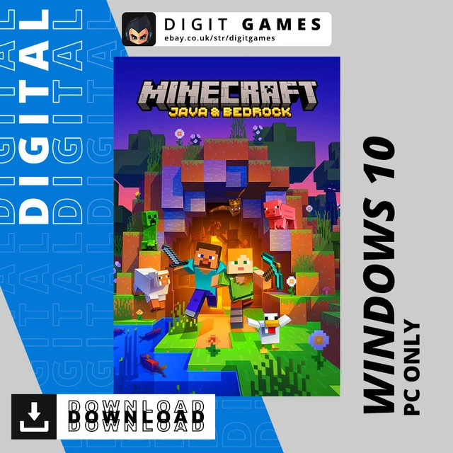 MINECRAFT JAVA & Bedrock Edition - Microsoft Store / Windows Key / PC ...