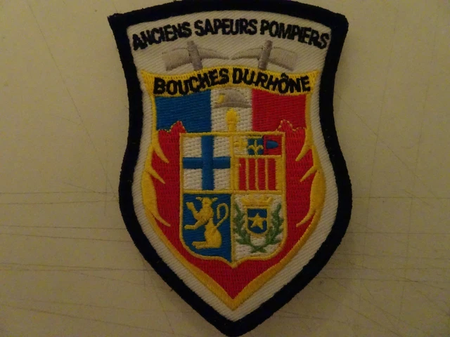 ÉCUSSON BRODÉ DES anciens sapeurs pompiers du sdis 13 velcro EUR 6,00 ...