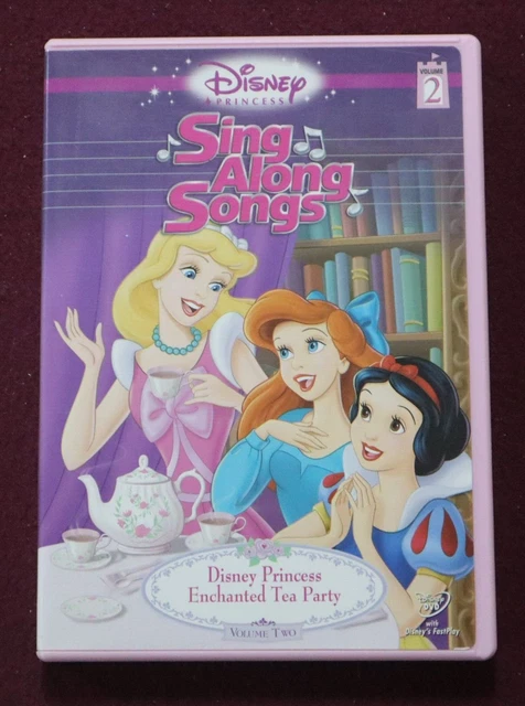 DISNEY SING ALONG Songs DVD - DISNEY PRINCESS ENCHANTED TEA PARTY (R1 ...