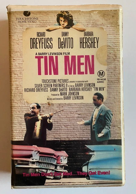 TIN MEN [VHS] Touchstone Roadshow Video Ex-Rental Tape Danny DeVito ...