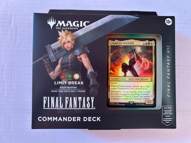 MAGIC THE GATHERING FINAL FANTASY Commander Deck Limit Break English ...