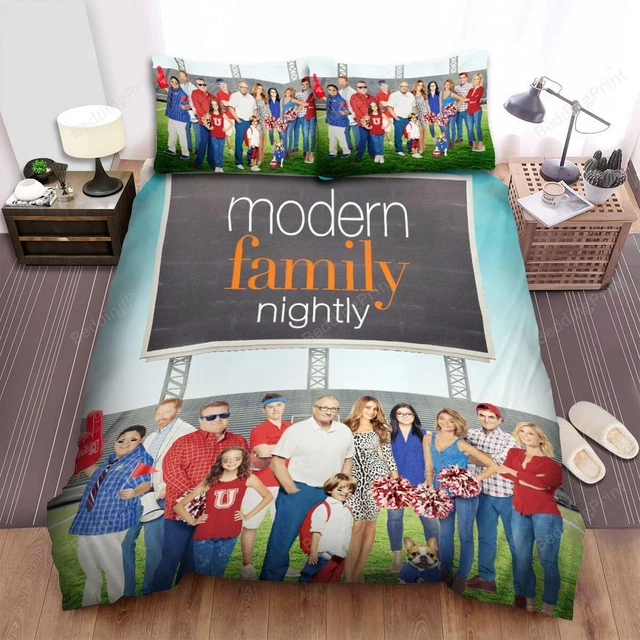 MODERN FAMILY 2009-2020 Movie Poster 8 Quilt Duvet Cover Set Bedroom ...