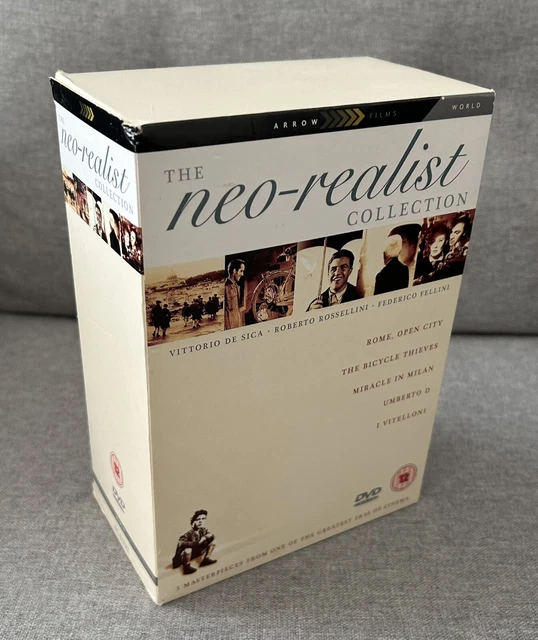 NEO-REALIST DVD COLLECTION 5 Films Box Set Rome Bicycle Milan Umberto ...