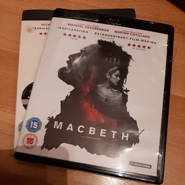 MACBETH (BLU-RAY, 2016) Includes art cards. Very good condition, Cert 15, £1.49 - PicClick UK