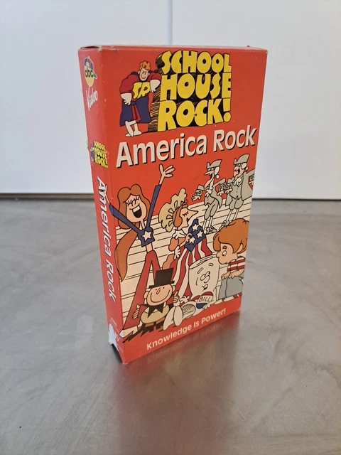 SCHOOL HOUSE ROCK VHS Tape America Rock Video Im Just A Bill 1995 $4.99 ...