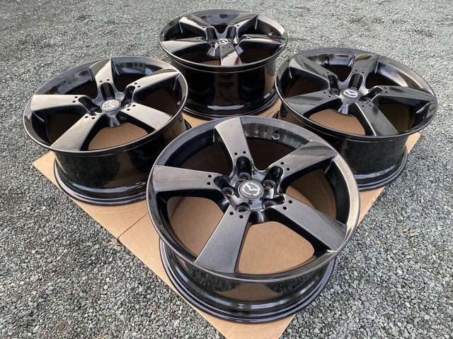 18& MAZDA RX8 Alloys Wheels Rims 5x114.3 Refurbished Black Mazda 6 GL ...