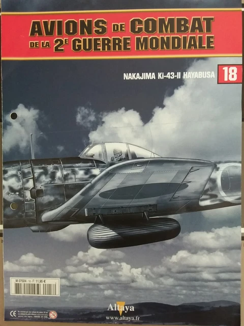FASCICULE ALTAYA AVIONS DE COMBAT 2E GUERRE MONDIALE NAKAJIMA Ki-43-II ...