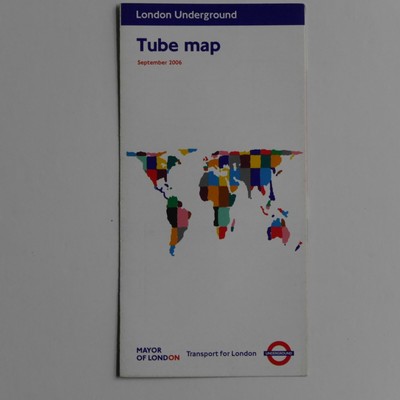 LONDON UNDERGROUND TFL pocket tube map September 2006 Yinka Shonibare ...