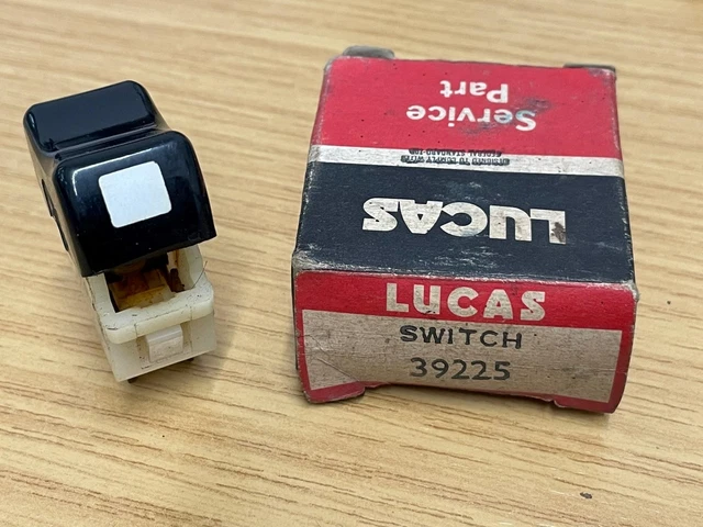 ORIGINAL LUCAS 39225 Jaguar Headlamp/Interior Light Rocker Switch Nos ...