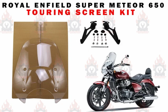 ROYAL ENFIELD SUPER Meteor 650 "Touring Screen Kit" £121.39 - PicClick UK