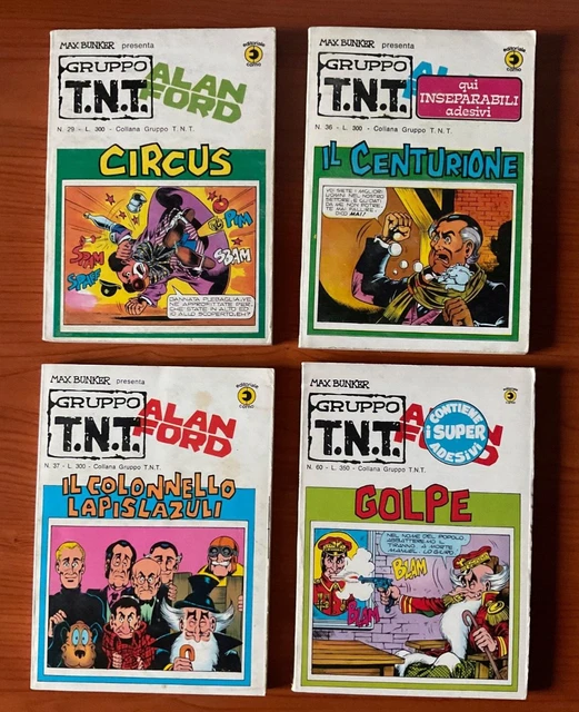 ALAN FORD GRUPPO T.N.T. n.29 anno 1975 n.36 n.37 anno 1976 n.60 anno ...