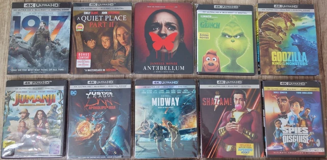 20X 4K ULTRA HD + Blu-ray Disc - Movies Collection EUR 190,00 - PicClick IT