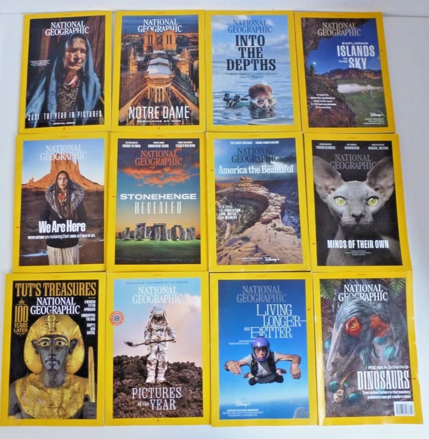 NATIONAL GEOGRAPHIC MAGAZINE Bundle 12x Issues between 2020-2023 Great condition £10.99 ...