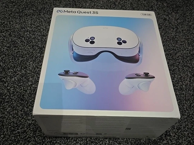 META QUEST 3S 128GB All-In-One Mixed Reality Headset - BRAND NEW SEALED £271.11 - PicClick UK