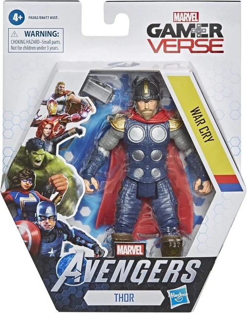 FIGURA DE ACCIÓN Marvel Avengers Gamerverse de 6 pulgadas Thor War Cry ...