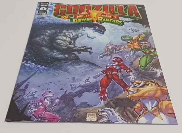 GODZILLA VS. MIGHTY Morphin Power Rangers #1 Cover A. Boom ! IDW ! COOL ...