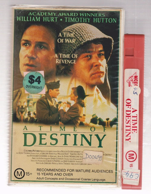 RARE VHS VIDEO Tape A TIME OF DESTINY Ex-Rental Clamshell Virgin Vision ...