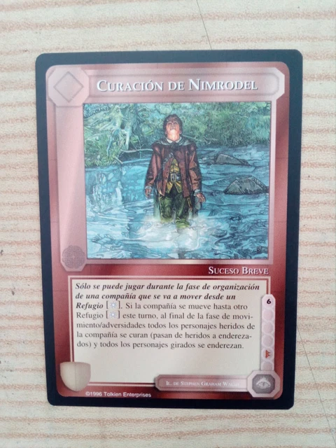 CARTA TRADING CARD Curacion De Nimrodel - El Señor De Los Anillos EUR 1 ...