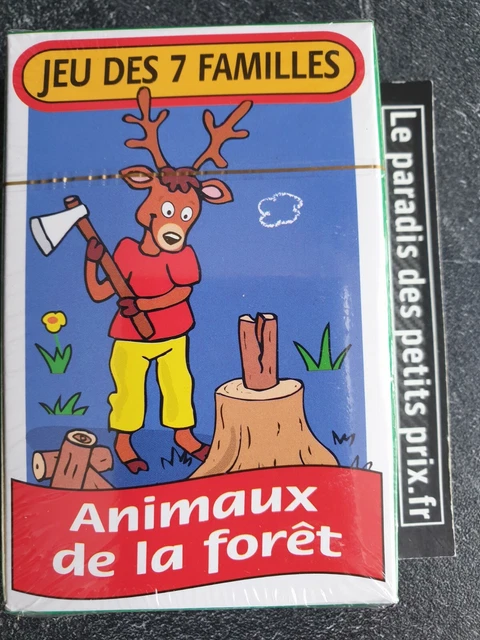 JEU DES 7 familles ,jeu de cartes 7 familles 42 cartes " animaux de la ...