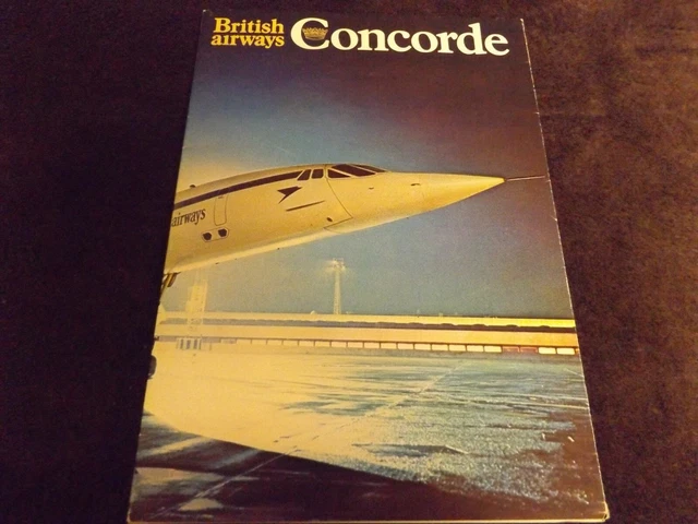 CONCORDE RARE 1975 publicity brochure collectable memorabilia EUR 51,77 ...