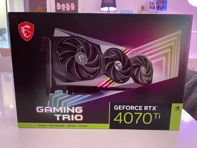 MSI GEFORCE RTX 4070 Ti GAMING X TRIO 12G | Carte Graphique GPU NVIDIA GDDR6X $740.75 - PicClick CA