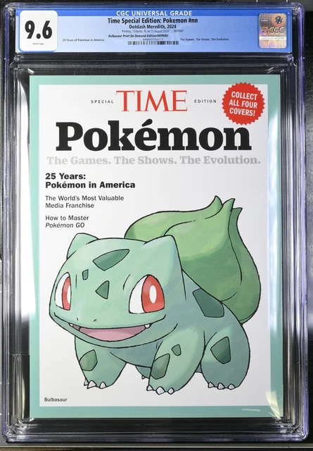 TIME MAGAZINE SPECIAL Edition: Pokémon - Bulbasaur Cover CGC 9.6 ...