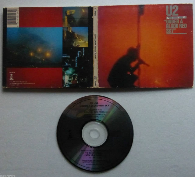 U2 UNDER A BLOOD RED SKY CD ALBUM US DIGIPACK Made in 1980's EUR 14,00 ...