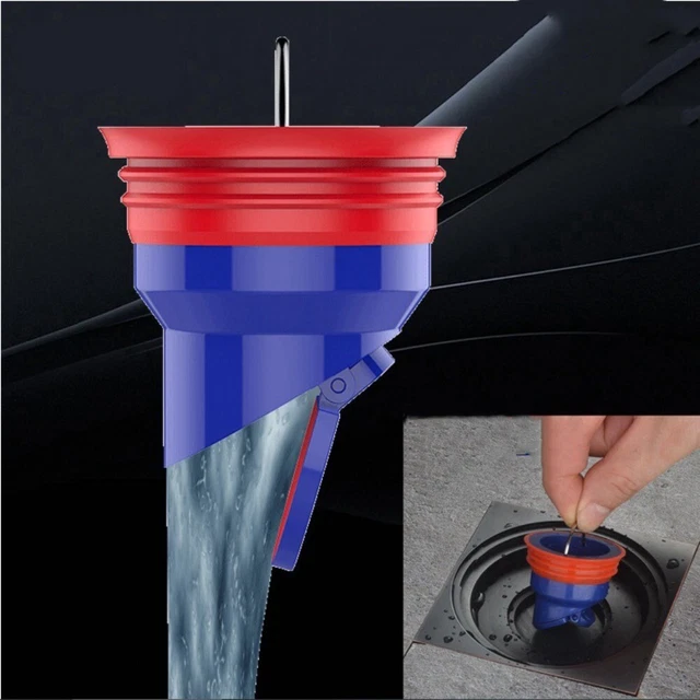 PLUG TRAP SINK Water Drain Filter Quick Drainage Floor Strainer Sewer ...