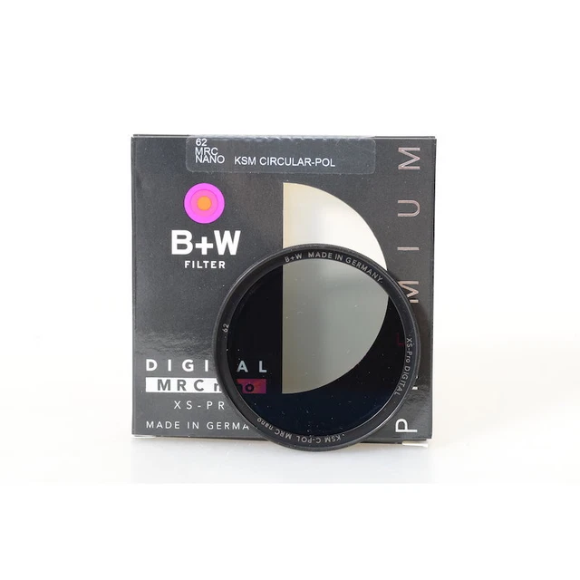 B+W 62MM FILTRE de Pole Ksm Circulaire MRC XS-PRO Numérique / Circulaire E-62 EUR 114,54 ...