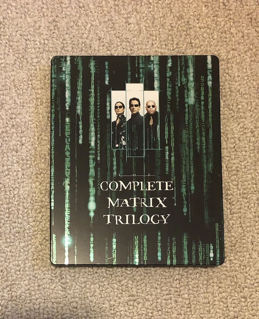 THE COMPLETE MATRIX Trilogy Steelbook Blu-ray - Region Free $19.66 ...