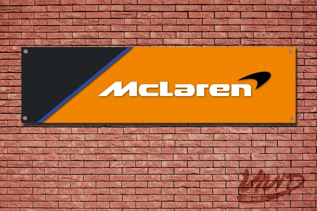 MCLAREN F1 FORMULA 1 Team PVC Garage / Workshop / Wall Banner /Poster ...