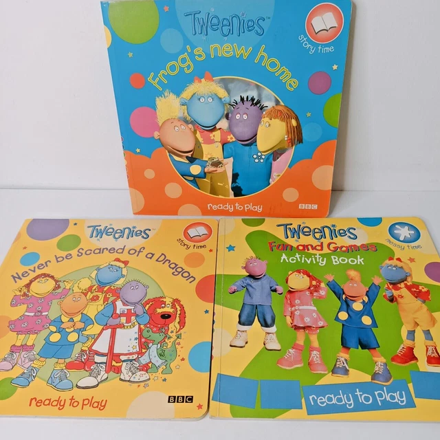 TWEENIES STORY TIME Messy Time Illustrated Books Vintage 2001 Softcover ...