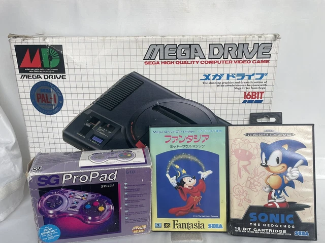 SEGA MEGADRIVE JAPANESE Console Boxed Complete With Games And Sg Pro ...