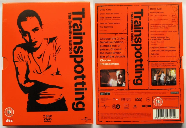 TRAINSPOTTING UNIVERSAL UK Region 2 Dvd Dts Uncut EUR 4,65 - PicClick IT