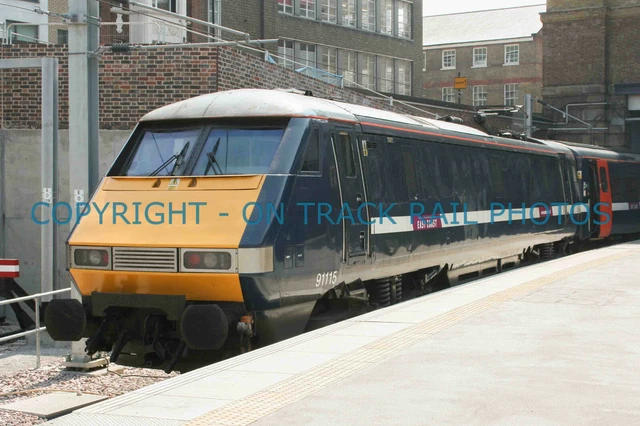 UK RAILWAY PHOTOGRAPH Of Class 91 91115. Rm91-109 £1.70 - PicClick UK
