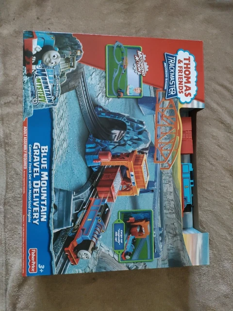TRACKMASTER BLUE MOUNTAIN Gravel Delivery Train Set by Fisher Price. £ ...
