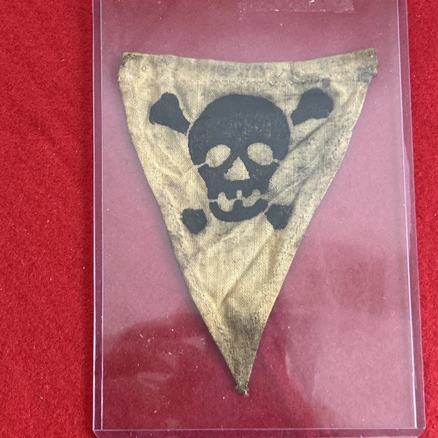WW2 GERMAN ARMY Armee Allemande Mine Field Warning Flag EUR 79,00 ...