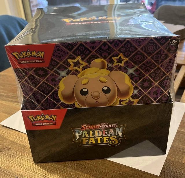 POKEMON TCG PALDEAN Fates Tech Sticker Collection Display - 12 Blisters ...