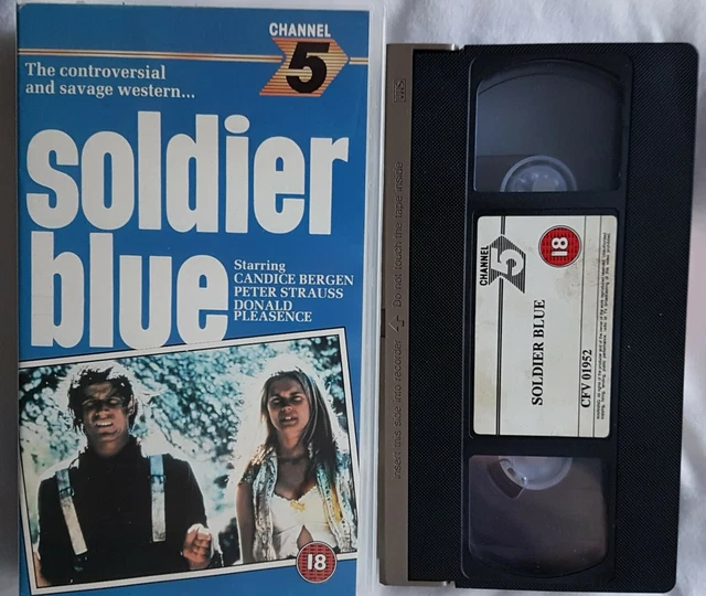SOLDIER BLUE (VHS) Donald Pleasence + Peter Strauss + Candice Bergen £9 ...