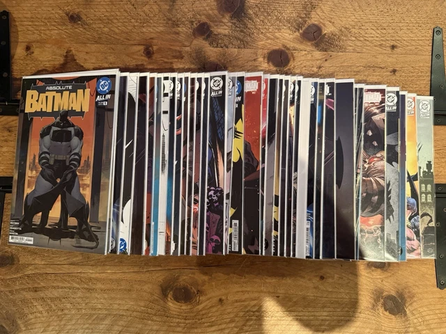 ABSOLUTE BATMAN COMIC Book Series 50 Comics All Bagged and Boarded New ...