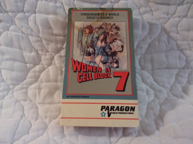 WOMEN IN CELL Block 7 Vhs 70'S Italian Prison Anita Strindberg Jenny ...