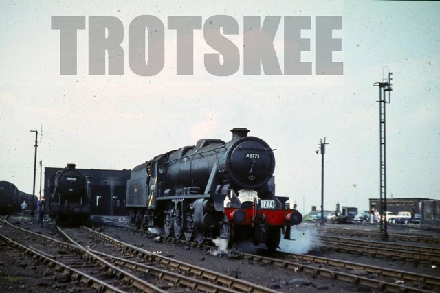 35MM SLIDE BR British Railways Steam Loco 48773 Class 8F-A c1963 ...