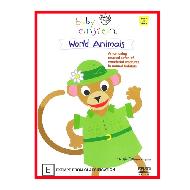 BABY EINSTEIN - World Animals (DVD, 2005) Ages 1+ Years Early Education ...