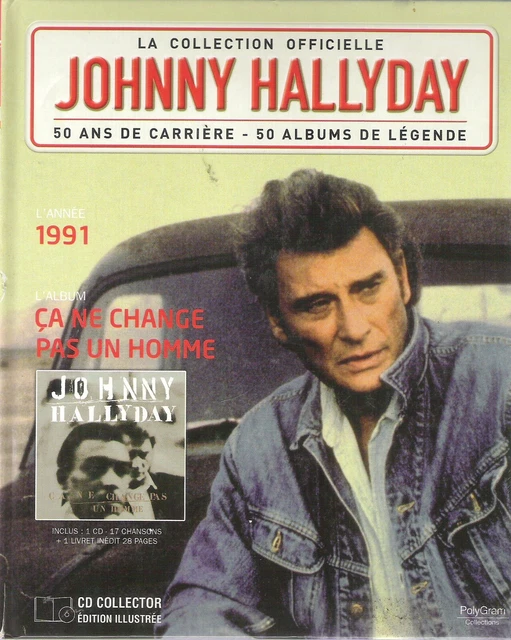 LIVRET + CD La collection officielle "Johnny Hallyday" Ca ne change pas ...