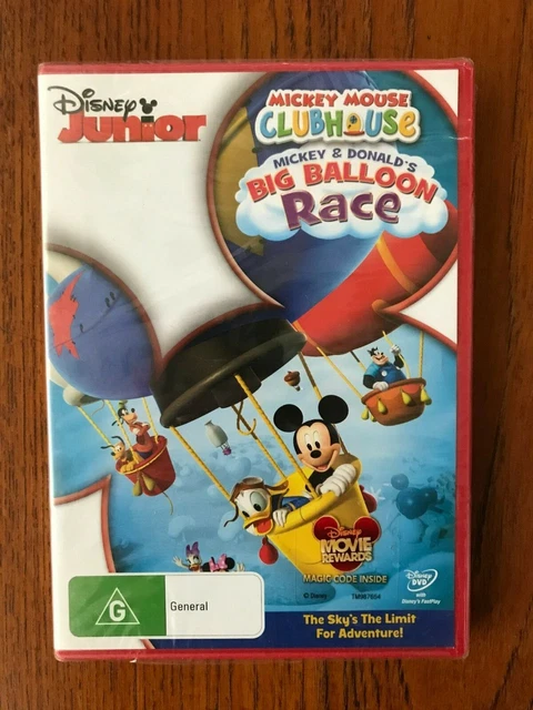 MICKEY MOUSE CLUB House: Mickey & Donald's Big Balloon Race DVD Region ...