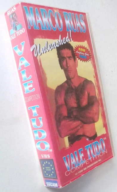 VHS MARCO RUAS Unleashed Vale Tudo Competition 1996 Rio Promotions MMA ...