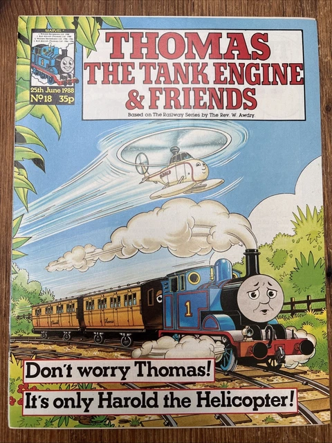 THOMAS THE TANK Engine And Friends Issue No.18 1988 Marvel £1.13 ...