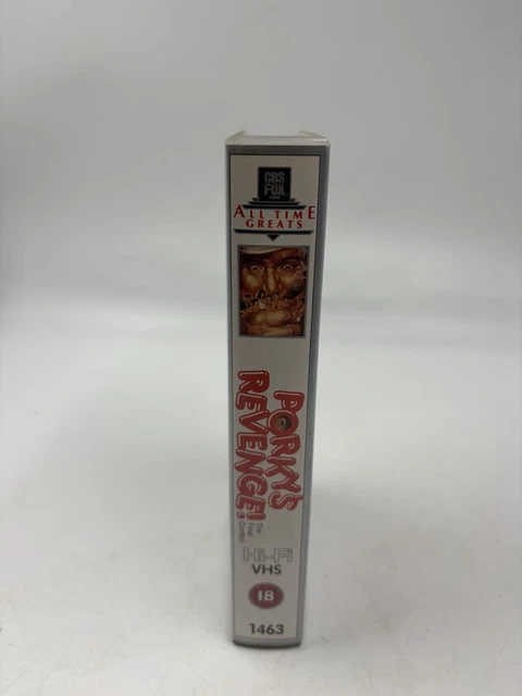 PORKYS REVENGE VHS 1992 CBS Fox Video PAL £12.95 - PicClick UK
